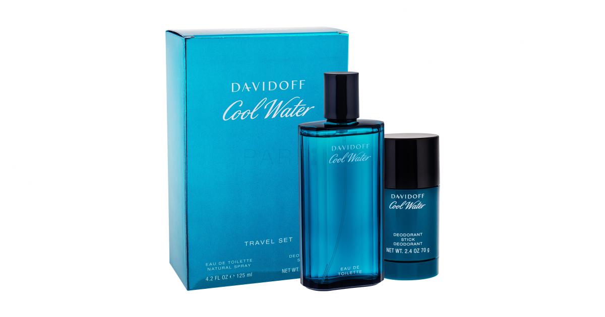 Davidoff Cool Water Geschenkset Edt 125 ml + Deostick 75 ml | PARFIMO.de®