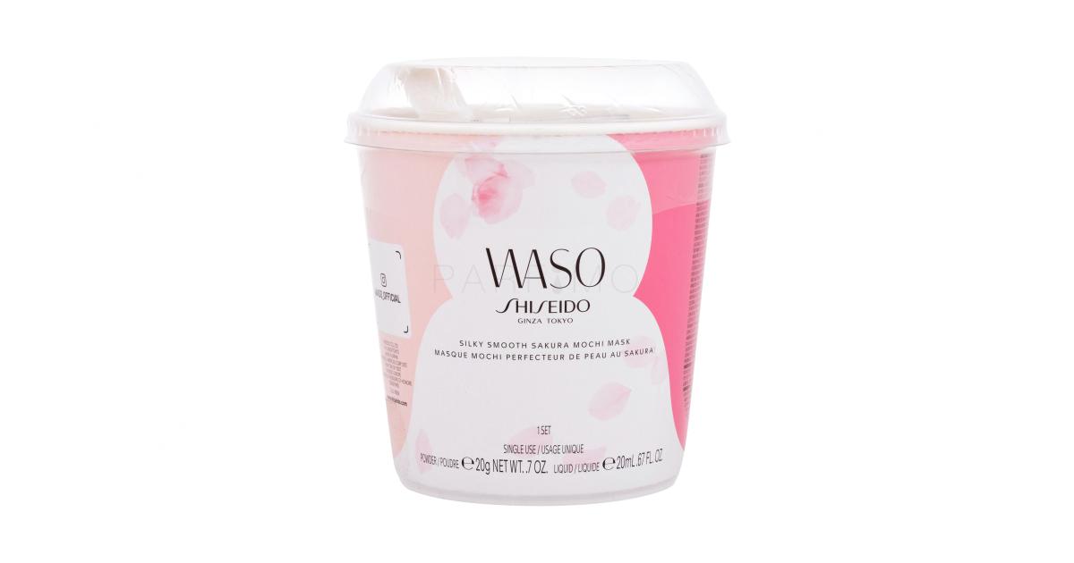 Shiseido Waso Silky Smooth Sakura Mochi Mask Gesichtsserum für Frauen ...