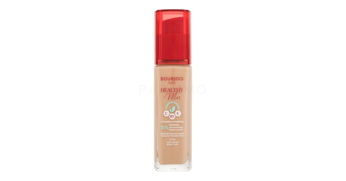BOURJOIS Paris Healthy Mix Clean & Vegan Radiant Foundation Foundation ...
