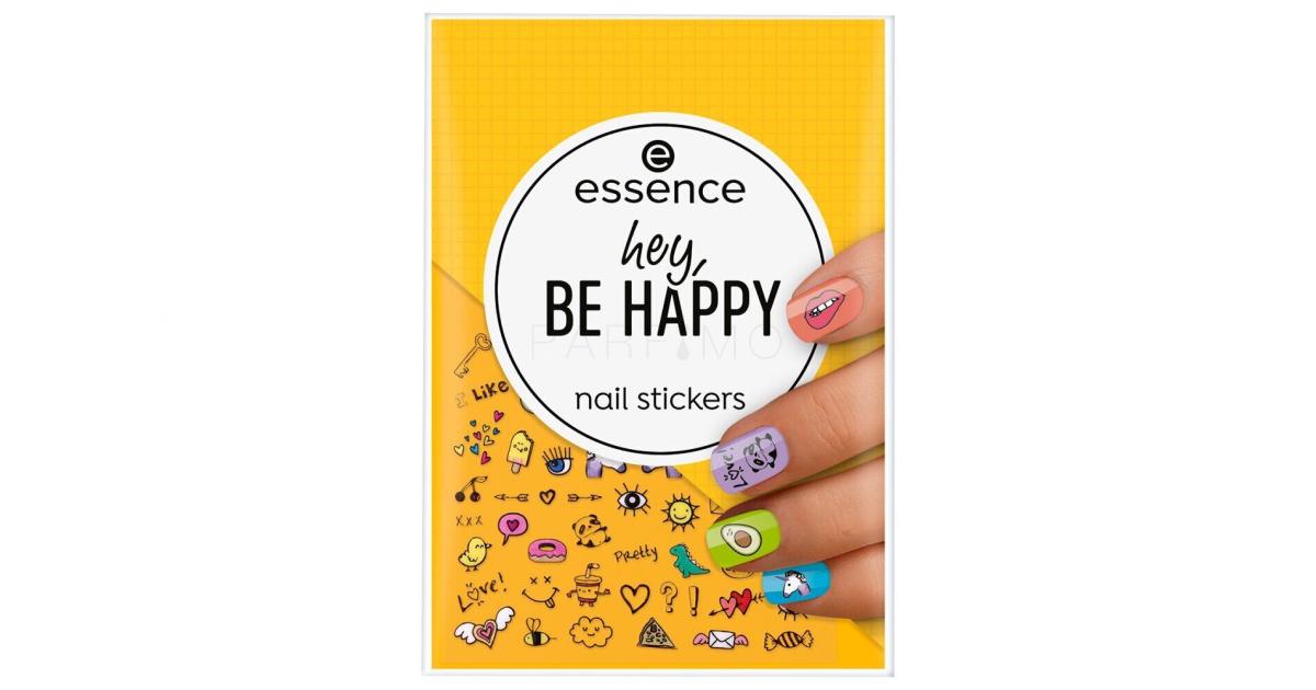 Essence Nail Stickers Hey, Be Happy Nagelschmuck für Frauen 1 Packung ...