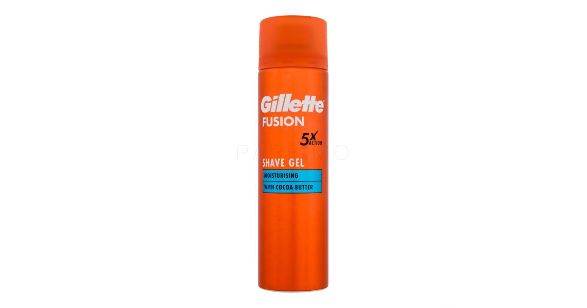 Gillette Fusion Moisturising Shave Gel Rasiergel für Herren 200 ml ...