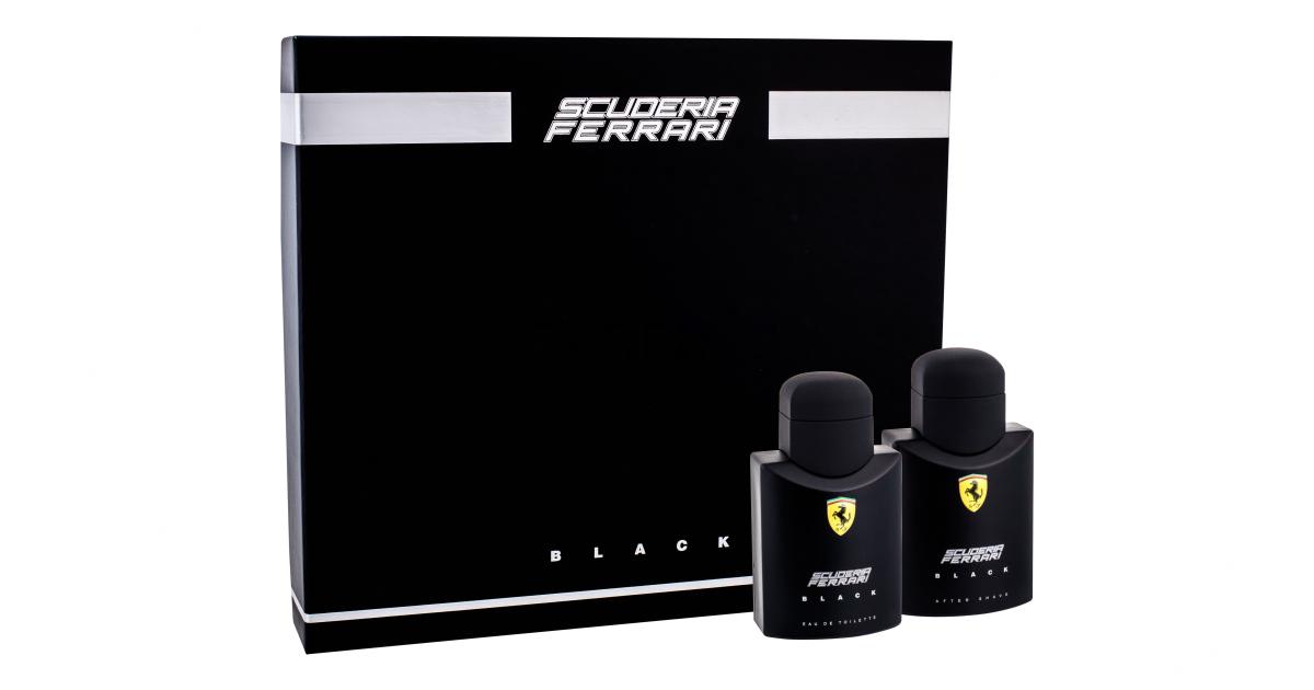 Ferrari Scuderia Ferrari Black Geschenkset Edt 75 ml + Aftershave ...