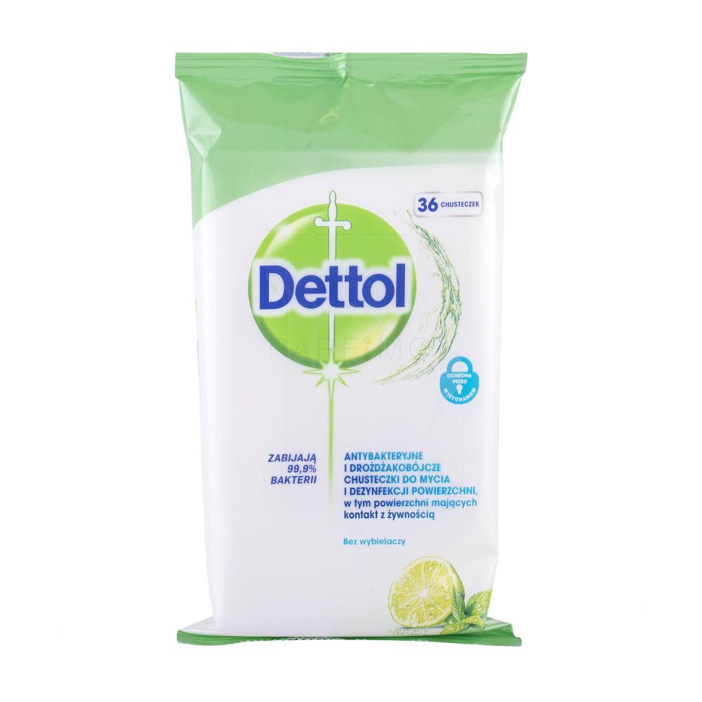 Dettol Antibacterial Cleansing Surface Wipes Lime & Mint ...