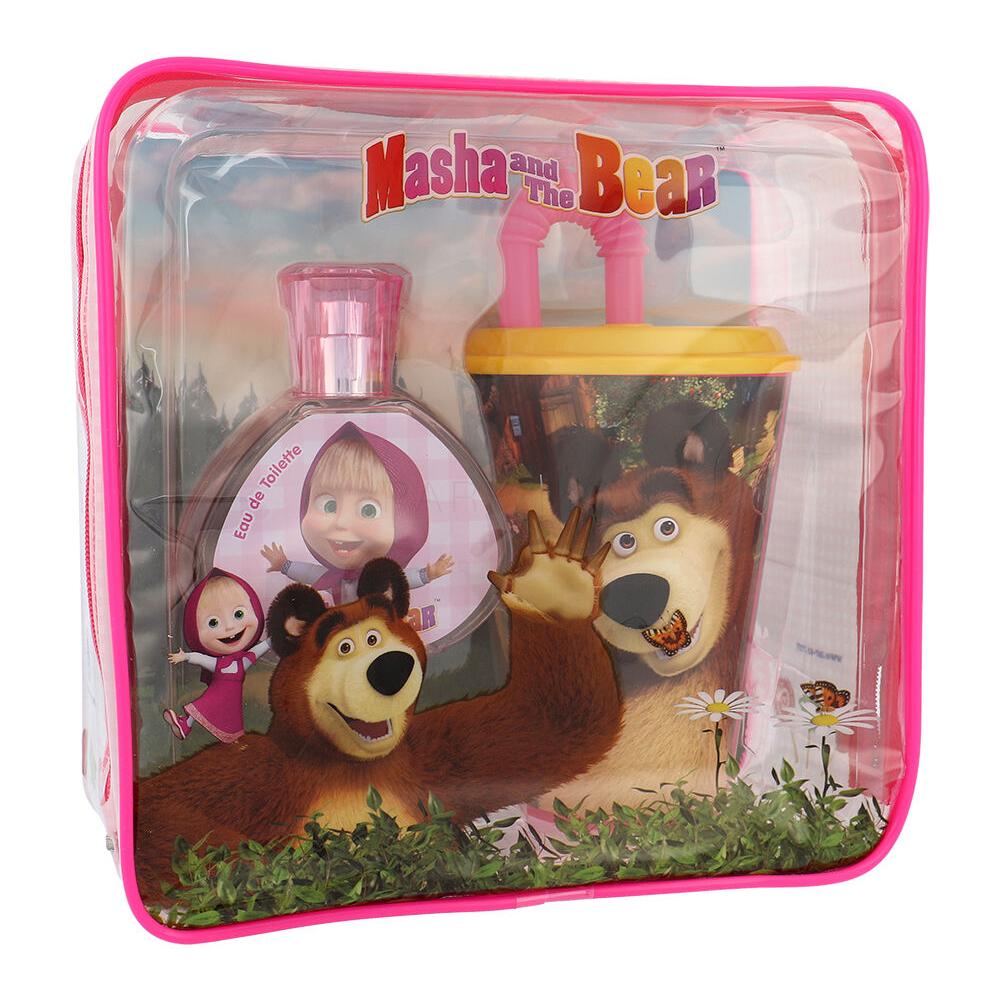 Disney Masha and The Bear Geschenkset EdT 50 ml +Trinkbecher mit ...
