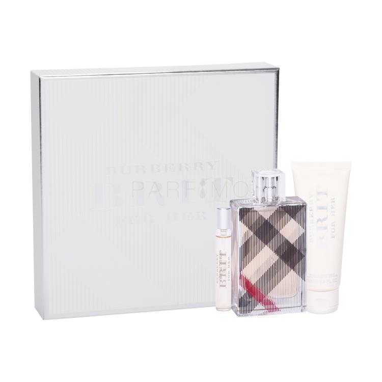 Burberry Brit for Her Geschenkset Edp 100 ml + Edp 7,5 ml + Körpermilch ...